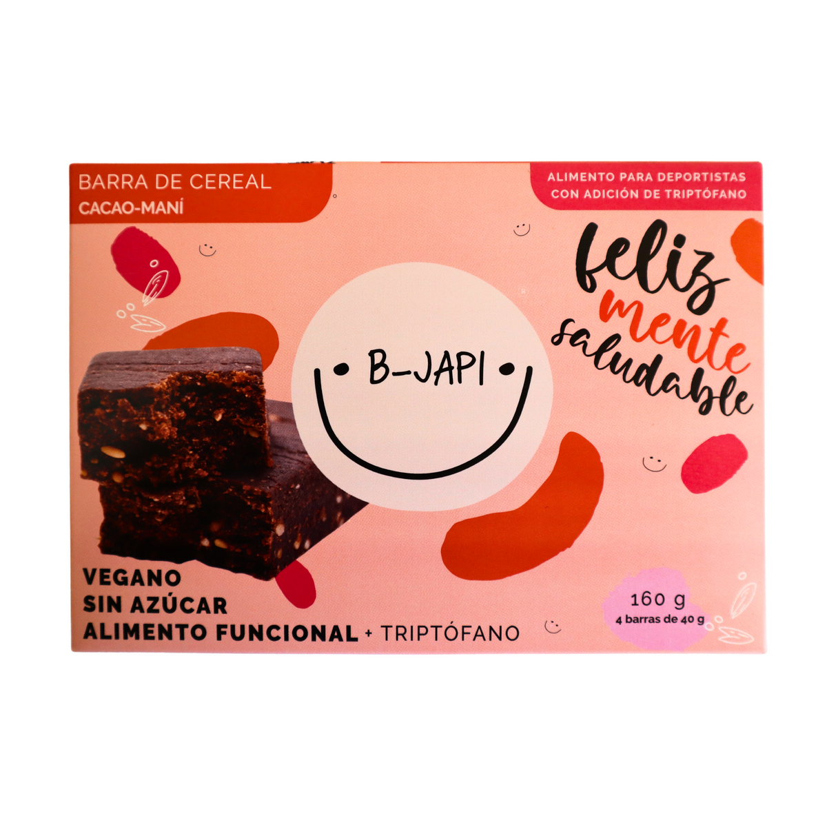 Caja 4 Barras de Cereal B-Japi Felicidad - B-Japi Chile